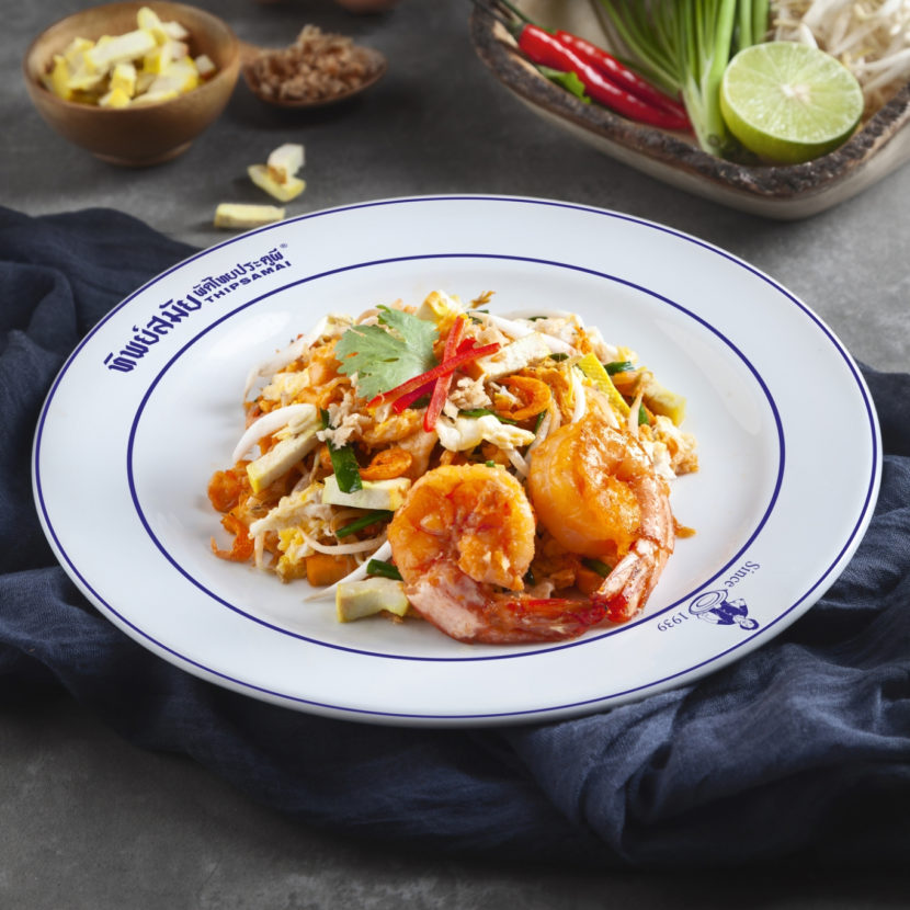 Padthai with shrimp oil fresh deep-sea prawns and egg (without noodle ...